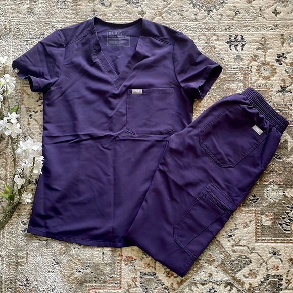 Figs | Tops | Figs Scrub Set Purple Shadow | Poshmark